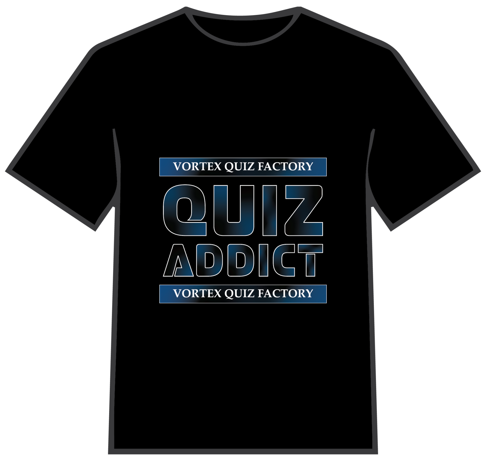 Majica Quiz Addict – Vortex Quiz Factory