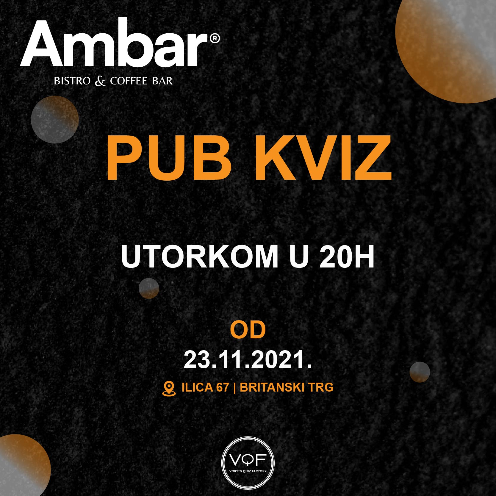 Ambar pub kviz – Vortex Quiz Factory
