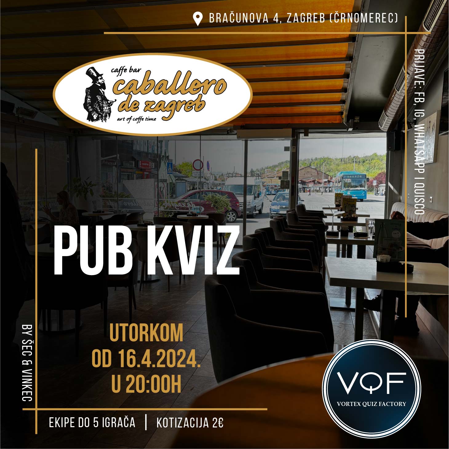 Caballero kviz – Vortex Quiz Factory